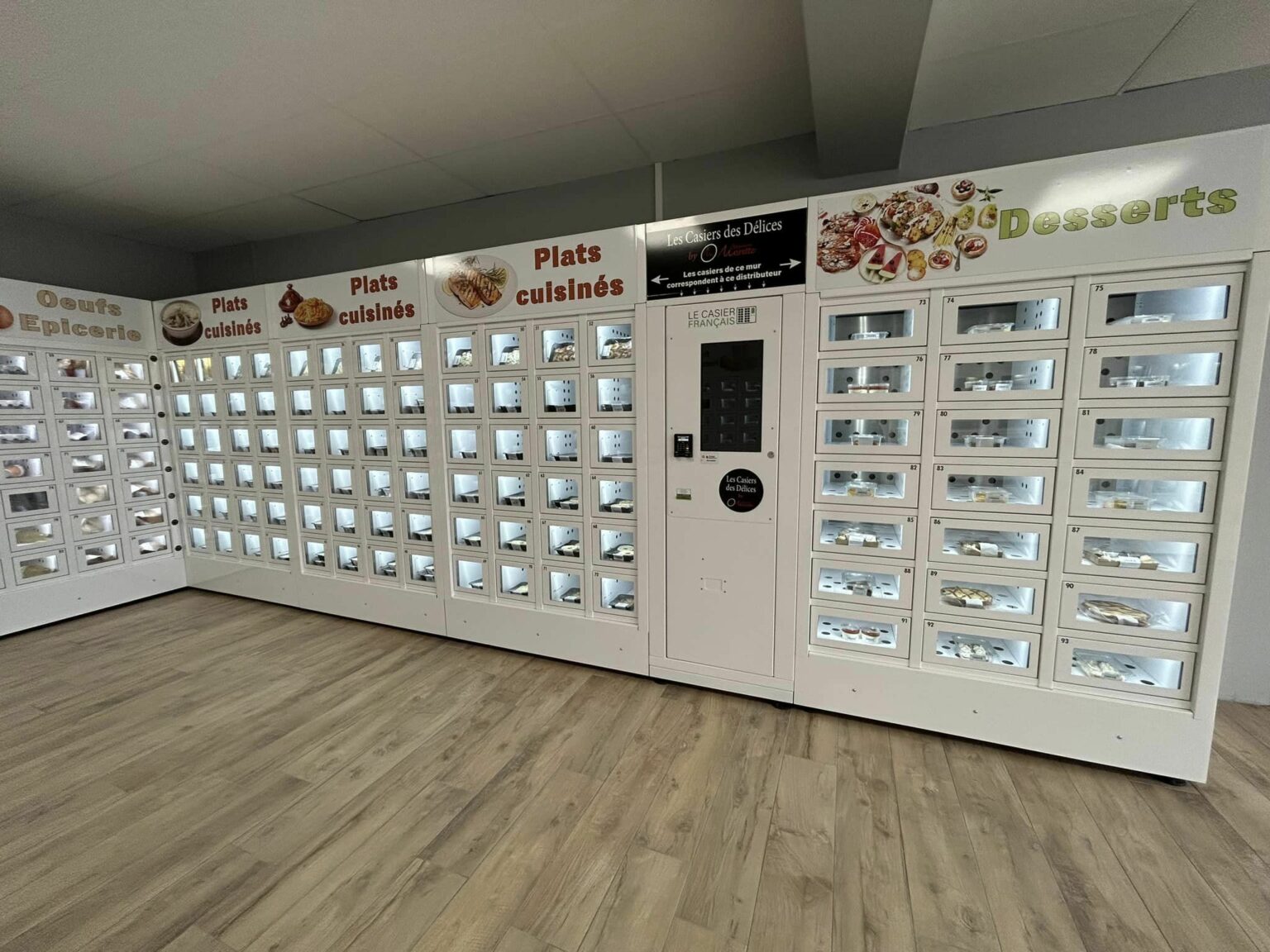 Casiers en libre-service - Marette Traiteur